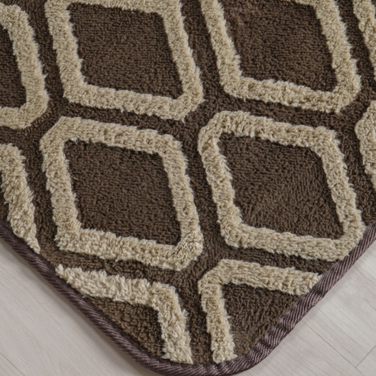 Tapete Sala 1,40m x 2,00m Soft Jacquard MARROM CLASSIC - Bene Casa ...